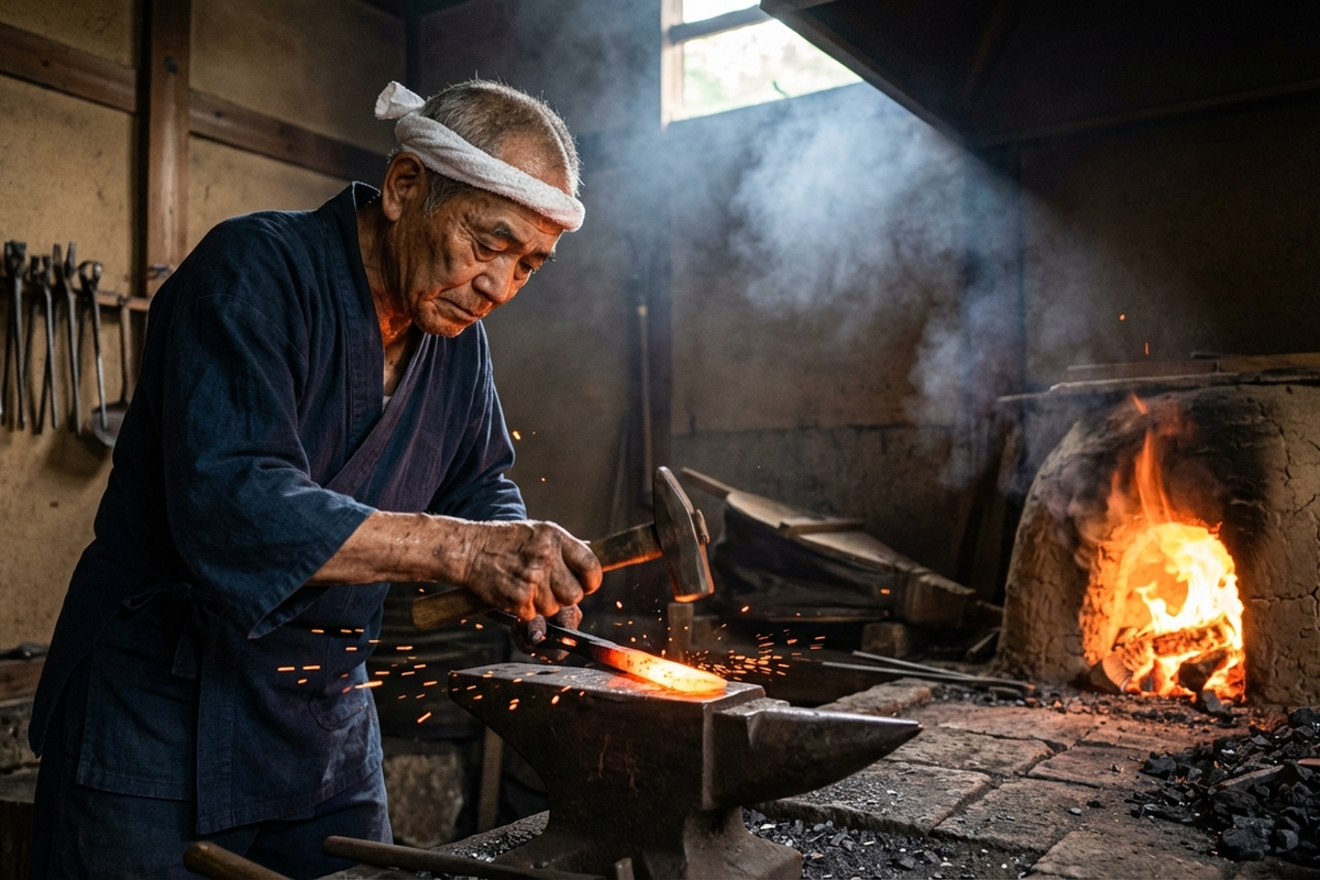 Tamahagane Steel Making Process: Your Guide – Katana America
