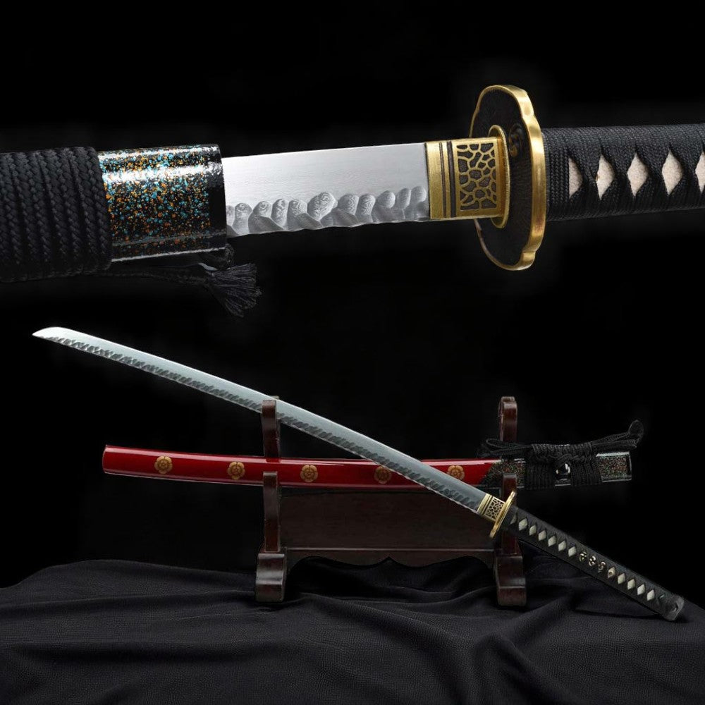 Flower of Fire - Hand-Forged Damascus Pattern – Katana America